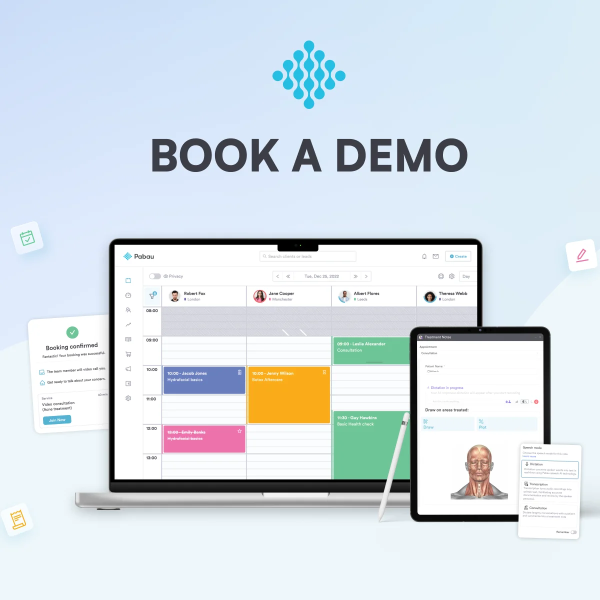Request a Live Demo - See Pabau in Action | Pabau
