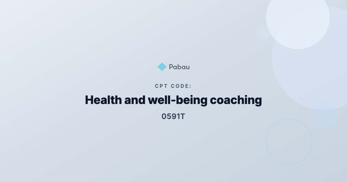 Coaching CPT Codes: 2026 Billing Guide for Health Coaches | Pabau